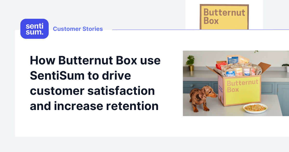 SentiSum customer case study with Butternut Box